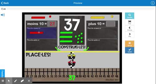 BOOM Cards: PLUS 10 et MOINS 10 (en français) by Mme Bock | TPT