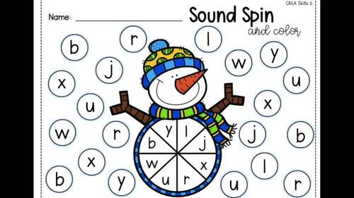 CKLA Kindergarten Skills Unit 5 Review Activities-CVC Blending and ...