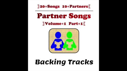 Partner Songs Vol 1 P1 Book & Backing Tracks by TerryMoran | TPT