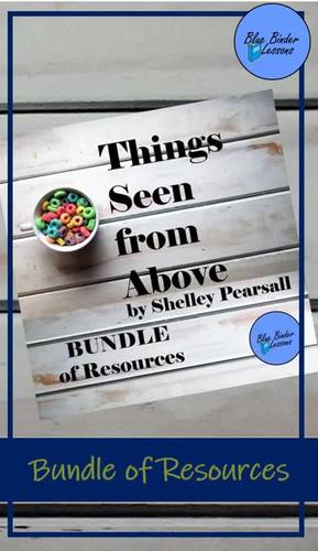Things Seen from Above by Shelley Pearsall BUNDLE of resources Novel Study