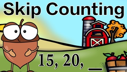 Thanksgiving Skip Counting by 5: Math Brain Break by Move and Groove Math