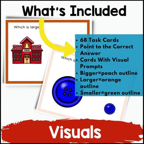 Which is Bigger? Which is Larger? Which is Smaller? (Adapted Math ...