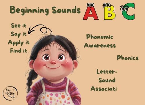 I Spy Beginning Sounds | Phonics & Phonemic Awareness Activity | Letter ...