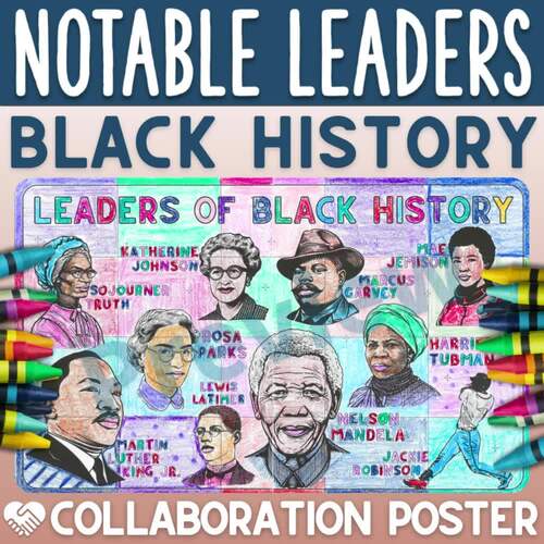 Black History Month Collaborative Poster Activity | Bulletin Board ...