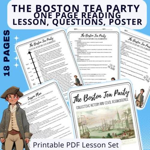The Boston Tea Party - Reading and Comprehension Questions for Upper ...