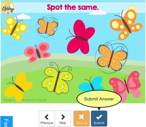 Spring Spot the Same Visual Memory Boom Cards by Teacher Kimmy | TPT