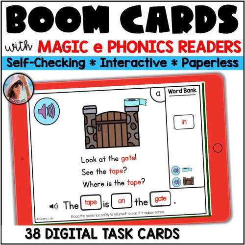 Phonics Readers: CVCe & Magic e – Boom Cards | TPT