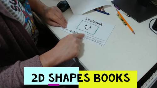 Early Math Geometry 2D Basic Shapes Sight Word Reader Color|Shape of ...