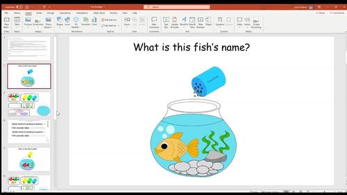 Fish Buddies- Interactive Power Point Slides by Jason's OT | TPT
