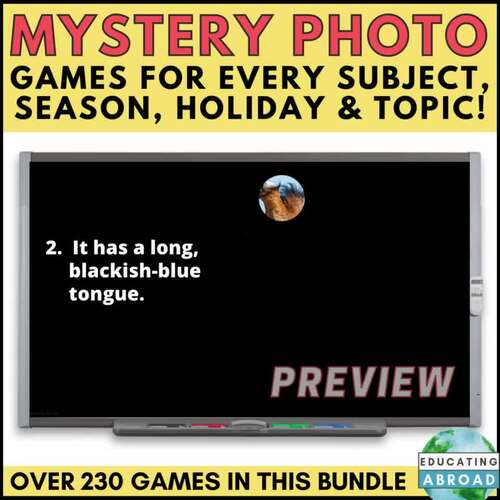 Mystery Photo Digital Games BUNDLE | Classroom Management Incentives ...