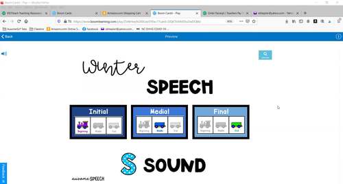Boom Cards BUNDLE! Winter Articulation Set for Velar Fronting | TpT