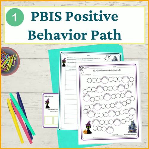 Behavior Visual Supports- Halloween Bundle by The Responsive Educator