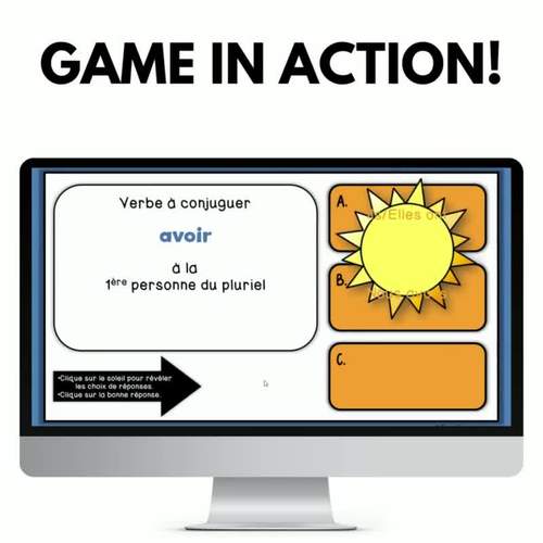 FRENCH VERB AVOIR ÊTRE GAME BUNDLE | Conjugaison Verbe indicatif présent
