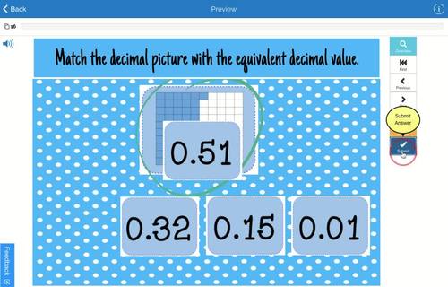 4th Grade Decimals to Hundredths | Match and Memory Game | BOOM Cards ...
