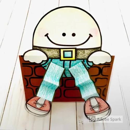 Humpty Dumpty Craft | Nursery Rhymes by Sweet Sensations | TpT
