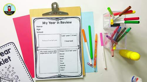 New Year Activity by The Joy in Teaching | TPT
