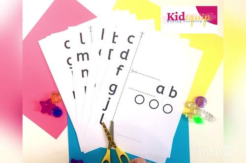 Blending CVC Words | Multisensory Activity with Short Vowels by Kidequip