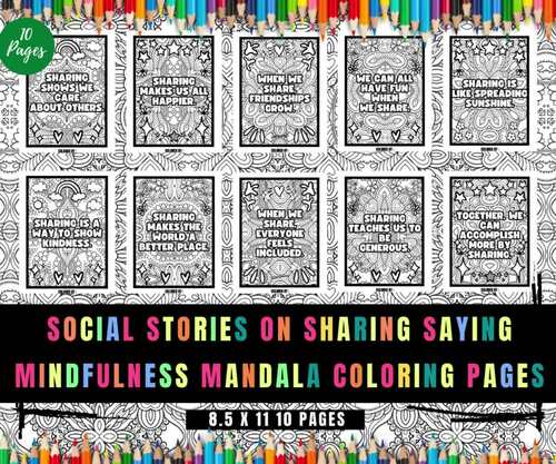 Social Stories On Sharing, Door Decorations Saying, Craft Coloring Sheets