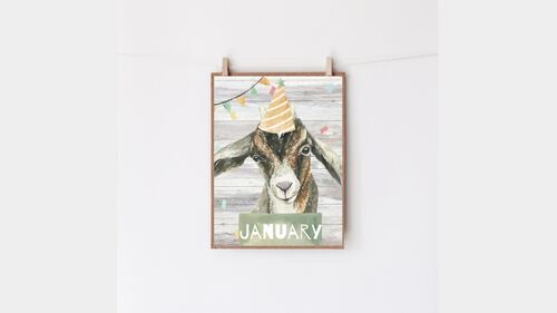 Farm Themed Birthday Posters by This Marvelous Life | TPT