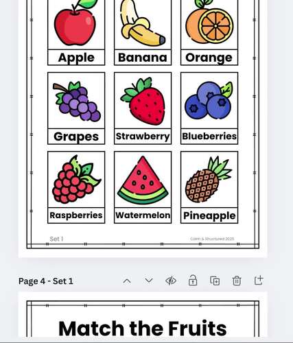 Differentiated Functional Vocabulary File Folders - Food | 3 Levels ...