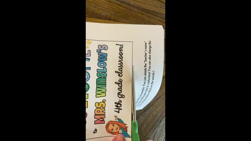 Back to School / Open House Night FLIP BOOK! by Winslow's Workshop