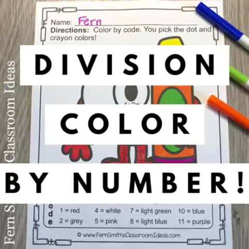 St. Valentine's Day Division Color By Number by Fern Smith's Classroom ...