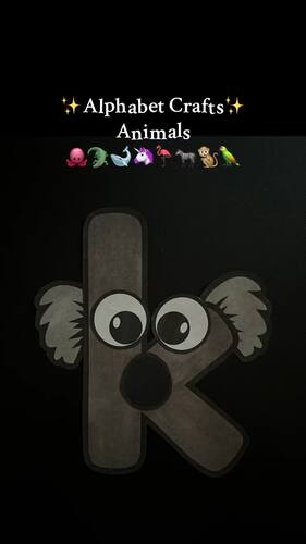 Alphabet Crafts | a-z Animals | Lowercase Letter Activity for Kindergarten
