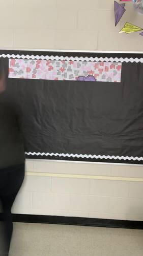 Valentine Math Collaborative Coloring Poster | Editable | We Love Math