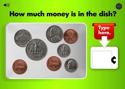 Money Counting Digital Activity • How much? • COINS • LEVEL 3 • Boom Cards