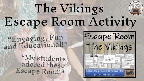 The Vikings Escape Room Activity by Creative Primary Literacy | TPT