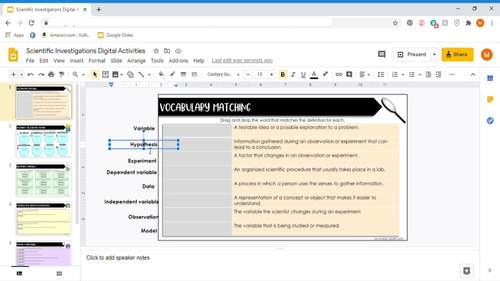 Scientific Investigations and Inquiry Digital Google Slides™ & Print ...