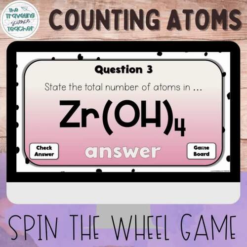 Counting Atoms Interactive Group Review Game for PowerPoint | TPT