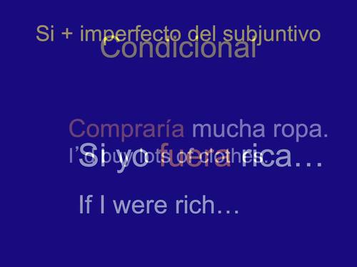Spanish Imperfect Subjunctive Si-Clause PowerPoint and Activities