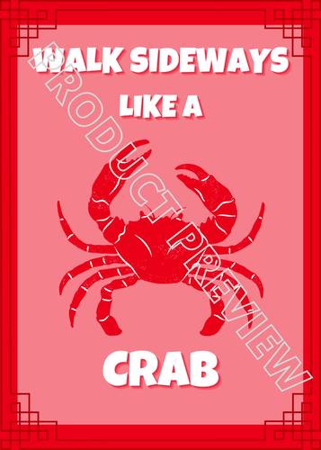 Ocean Animal Gross Motor Movement Cards for Brain Break by prek2kinder