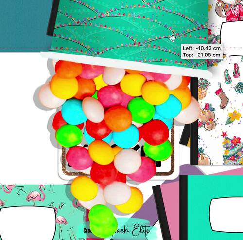 Christmas Sun Composition Notebook Mock-up, Festive Mockup, Moveable ...