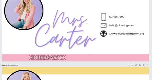 Email Signature for Teachers | Editable Canva Template by Literacy Launch