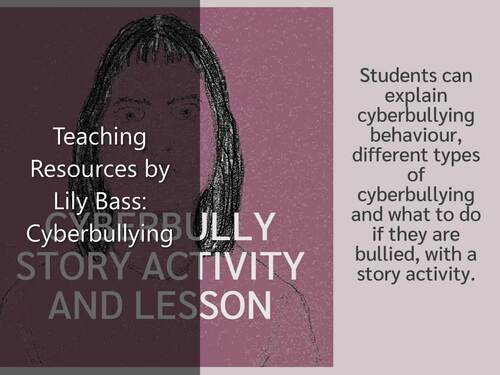 Cyberbully Story Activity and Lesson (UK) by Lily Bass Teaching Resources