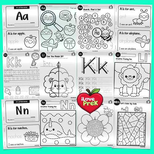 Alphabet Mastery Bundle, Letter of the Week, Preschool Kindergarten ...