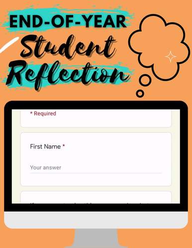 End-of-Year Student Reflection by ELA Elevated by Simply Ana P | TPT