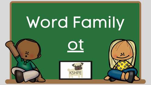 Word Family Ot, Video and Slides, Phonics, Phonograms, Reading | TpT