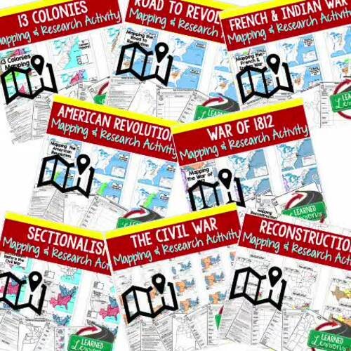 The Civil War Map Activity and Research, Mapping the Civil War PowerPoint