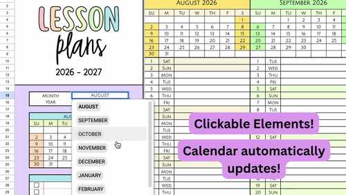 Teacher Planner 2026–2027 | Google Sheets | All-in-One Digital Planning ...