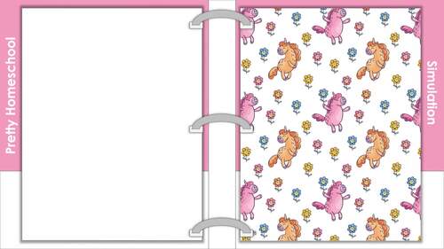 Editable and Printable Portfolio Binder Covers and Spines | Pink ...