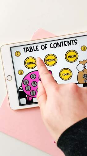 Digital Apraxia Piggy Bank Game for Speech Therapy by Speech Is Sweet