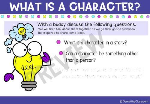 Character Description Writing- Charts, Powerpoints, Rubrics & More ...