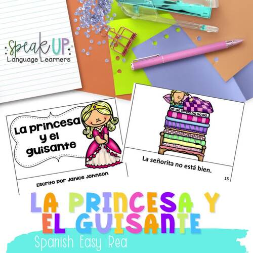 La princesa y el guisante Spanish Fairy Tale Reader Easy Beginning Mini ...