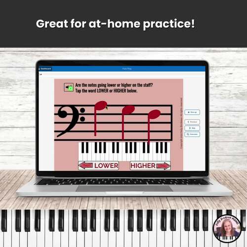 Directional Reading on the Bass Clef BOOM™ Cards for Beginning Piano ...