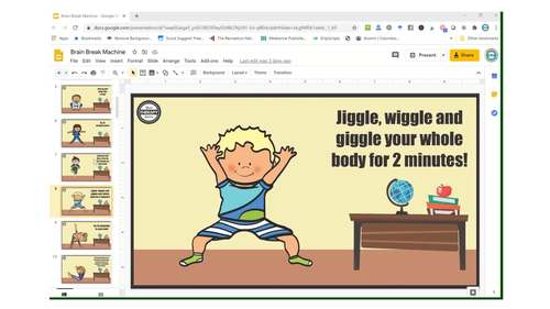 Brain Breaks Video, PDF and Interactive Slides by YourTherapySource