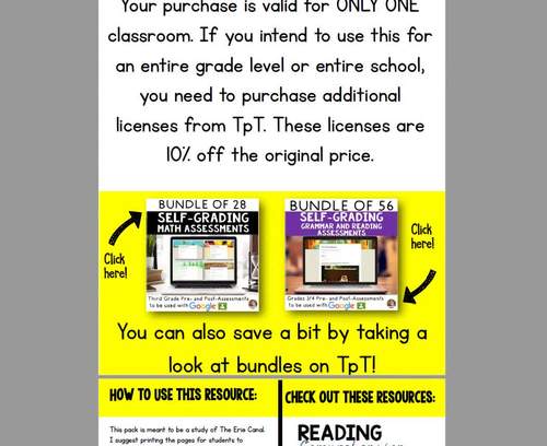 Historical Perspectives- The Erie Canal- Mini Study for Grades 3-6