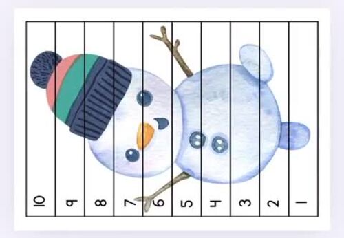 Winter Holiday Number Puzzles | Skip Counting & Number Sequencing ...